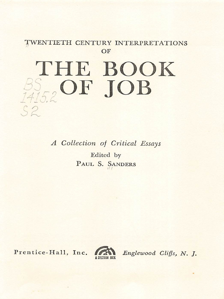 The Book 'Job | PDF