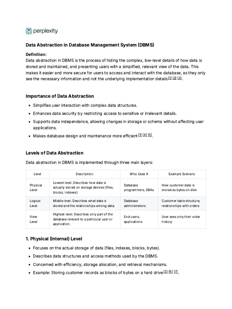 Dbms Perplexity | PDF | Relational Database | Databases