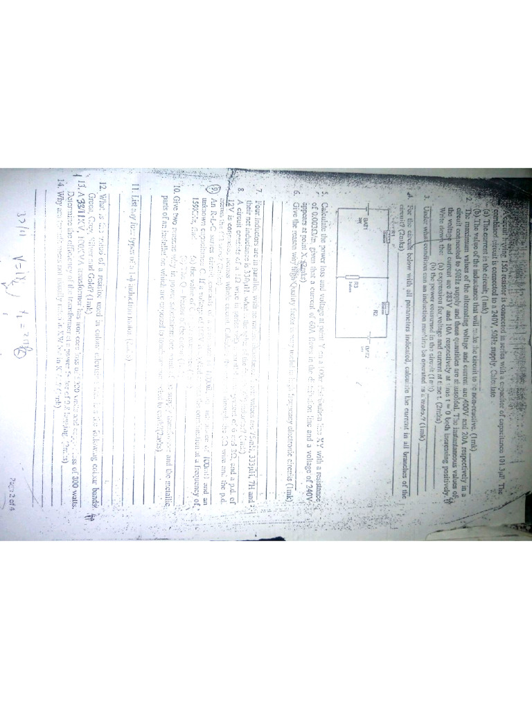Eee 211 PQ 1 | PDF