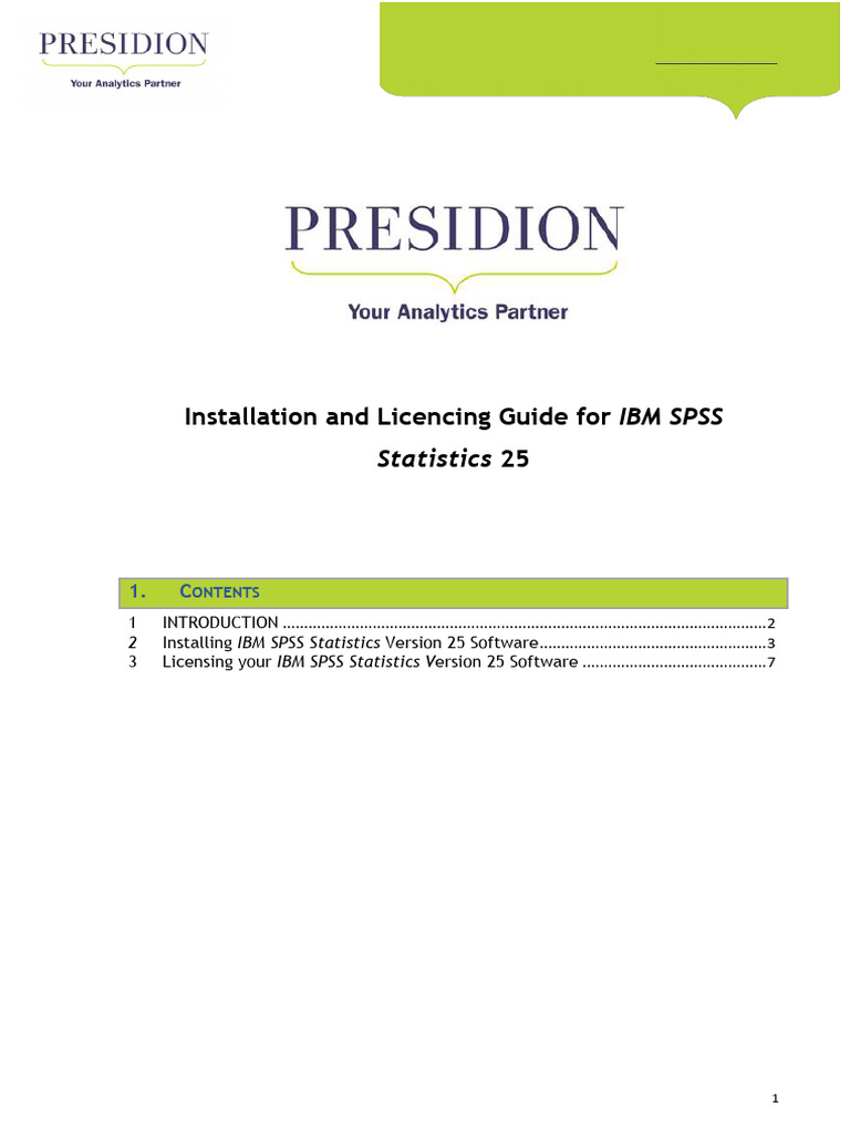IBM SPSS Statistics 25 Installation and Licencing Guide For Students ...