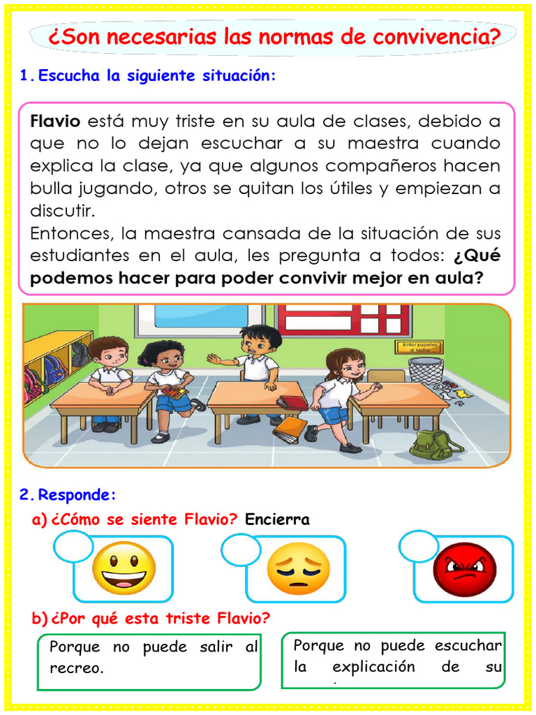 Ficha PS - ¿Son Necesarias Las Normas | PDF