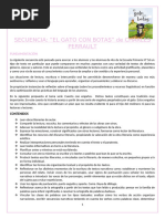 Secuencia Gato Botass 3ro | PDF | Cuentos | Aprendizaje