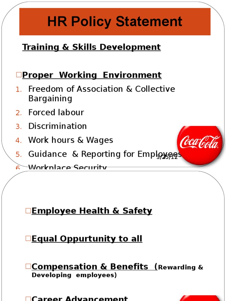 HR Policy Statement | PDF