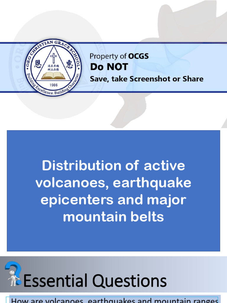 Volcanoes, Earthquakes, and Mountains Overview | PDF | Earthquakes ...