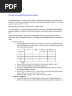 Gas Properties Virtual Lab Answer Key | PDF | Gases | Temperature