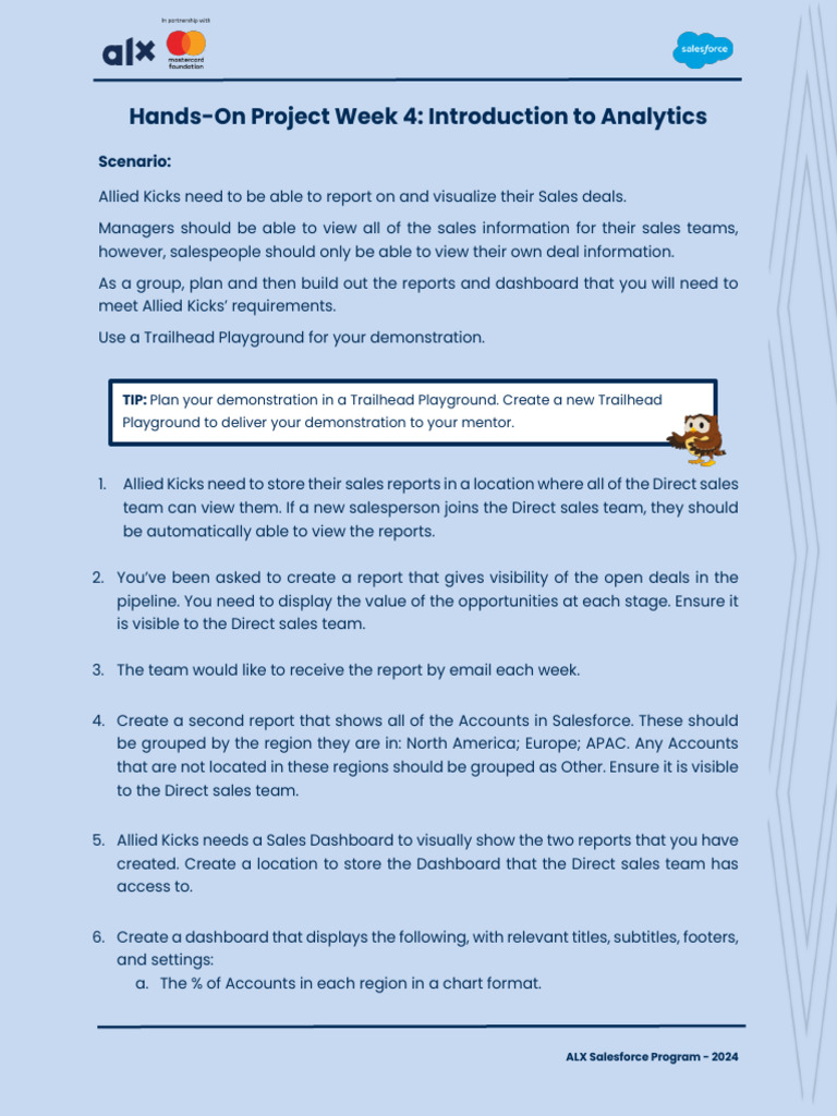 Hands-On Project Week 4 | PDF | Sales | Information Retrieval