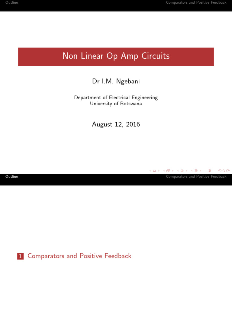 Non-linear-op-amp-circuits | PDF | Operational Amplifier | Amplifier