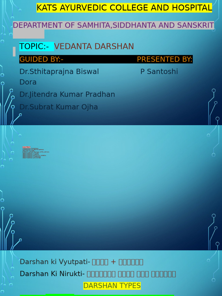 Vedant Darshan | PDF