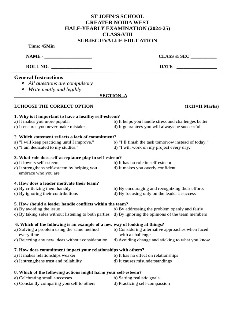 Electrochemical Cells Worksheet | PDF | Self Esteem | Leadership