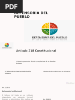 Ley #870 Del Defensor Del Pueblo | PDF | Bolivia | Parlamento