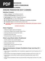 Penyusunan Modul Ajar PAUD Deep Learning | PDF