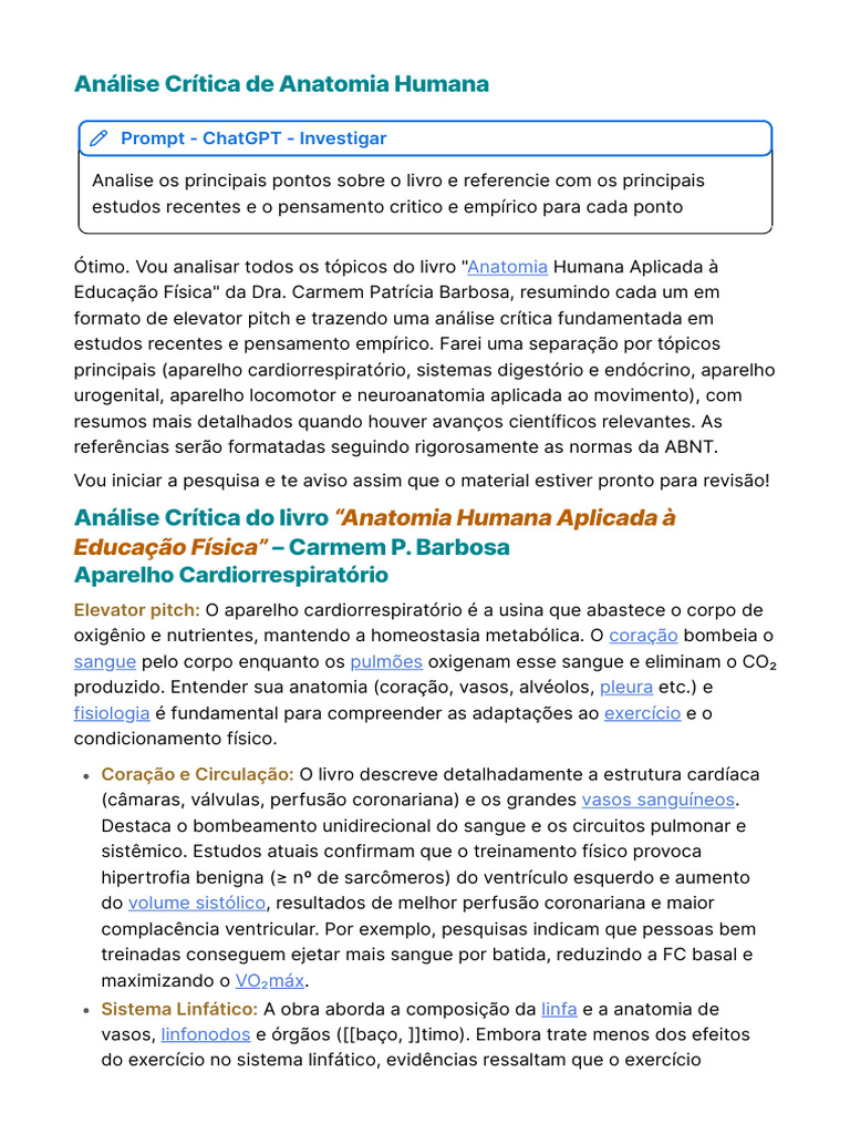 Análise Crítica de Anatomia Humana | PDF | Cérebro | Córtex cerebral