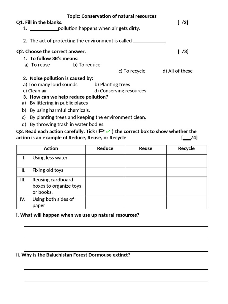 S.ST Grade 3 Reinforcement Worksheets | PDF