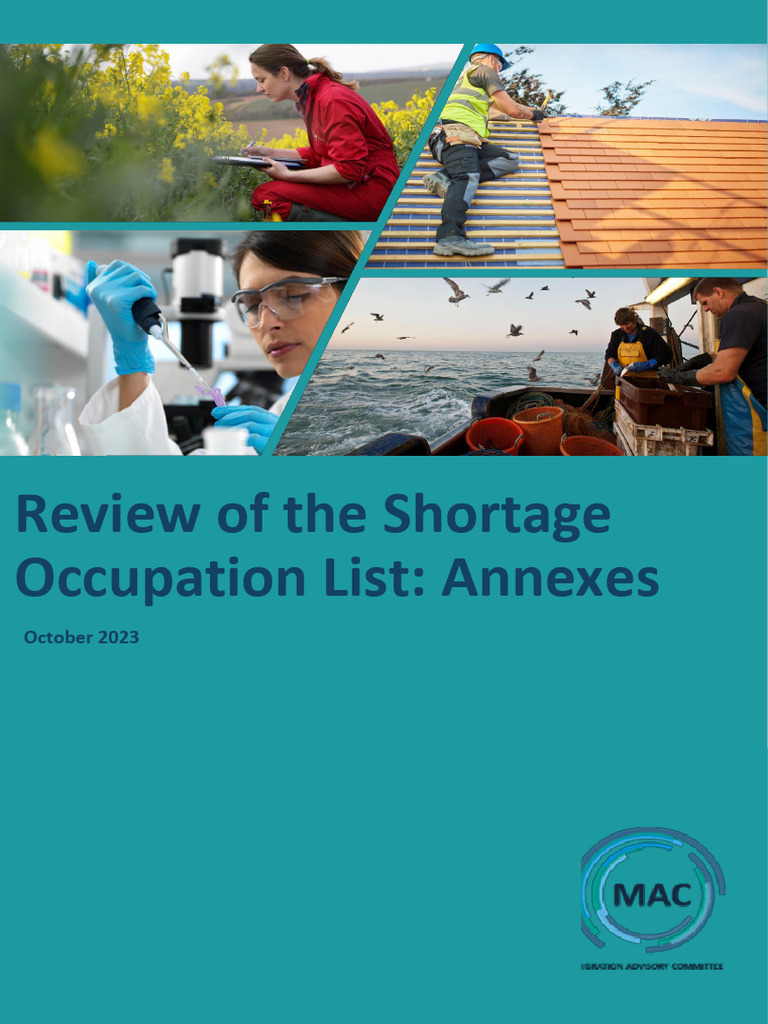 Review_of_the_Shortage_Occupation_List_2023_Annexes | PDF | Employment ...