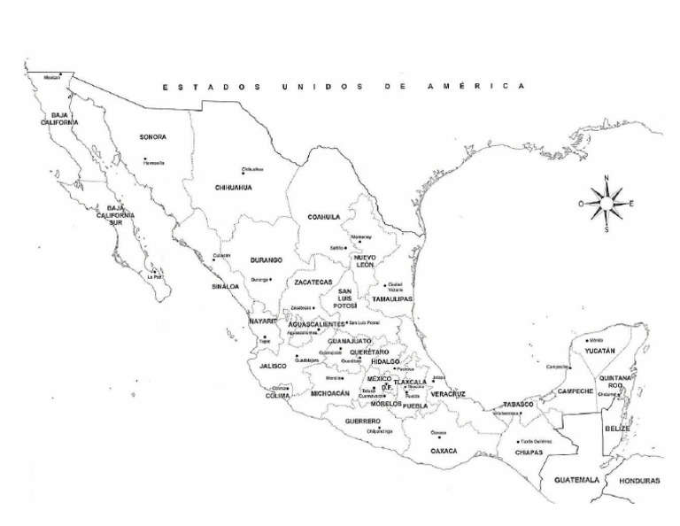 Mapa Con Nombres Pdf