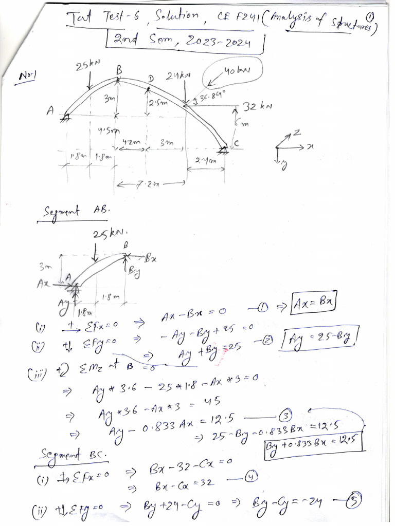 Tut Test 6 Solution | PDF