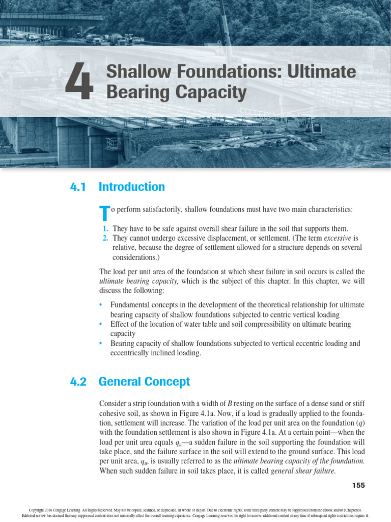 Ultimate Bearing Capacity (Book) | PDF | Applied And Interdisciplinary ...