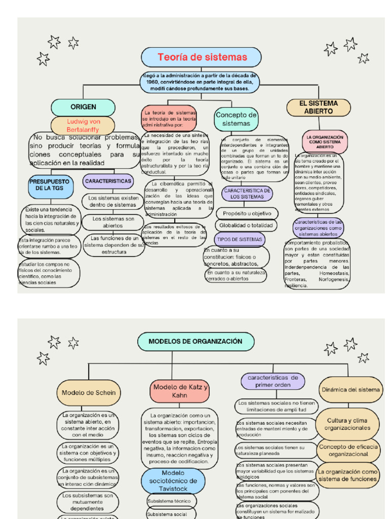 Mapa Conceptual Teoria Del Sistema - Karen Victoria Meza | PDF