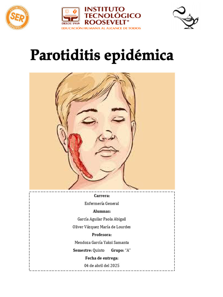 Parotiditis Epidémica: Definición y Epidemiología | PDF | Vacunas ...