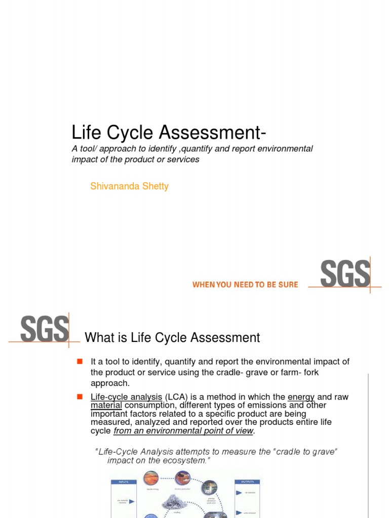 Life Cycle Assesment | PDF | Life Cycle Assessment | Natural Environment