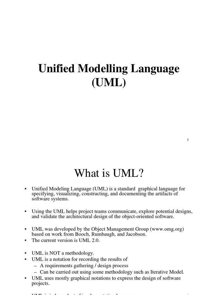 Unified Modelling Language Uml Pdf Unified Modeling Language Class Computer Programming