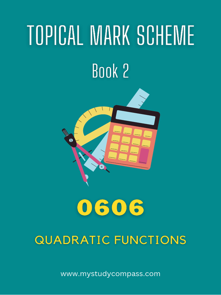 Quadratic Functions Ms (Paper 2) | PDF