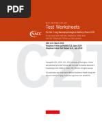 ACE-III Cognitive Examination Guide | PDF | Ellipsis | Memory