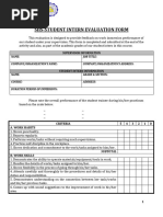 Internship Attendance, Performance, Daily Work Sheet Format | PDF | Psychology | Cognition