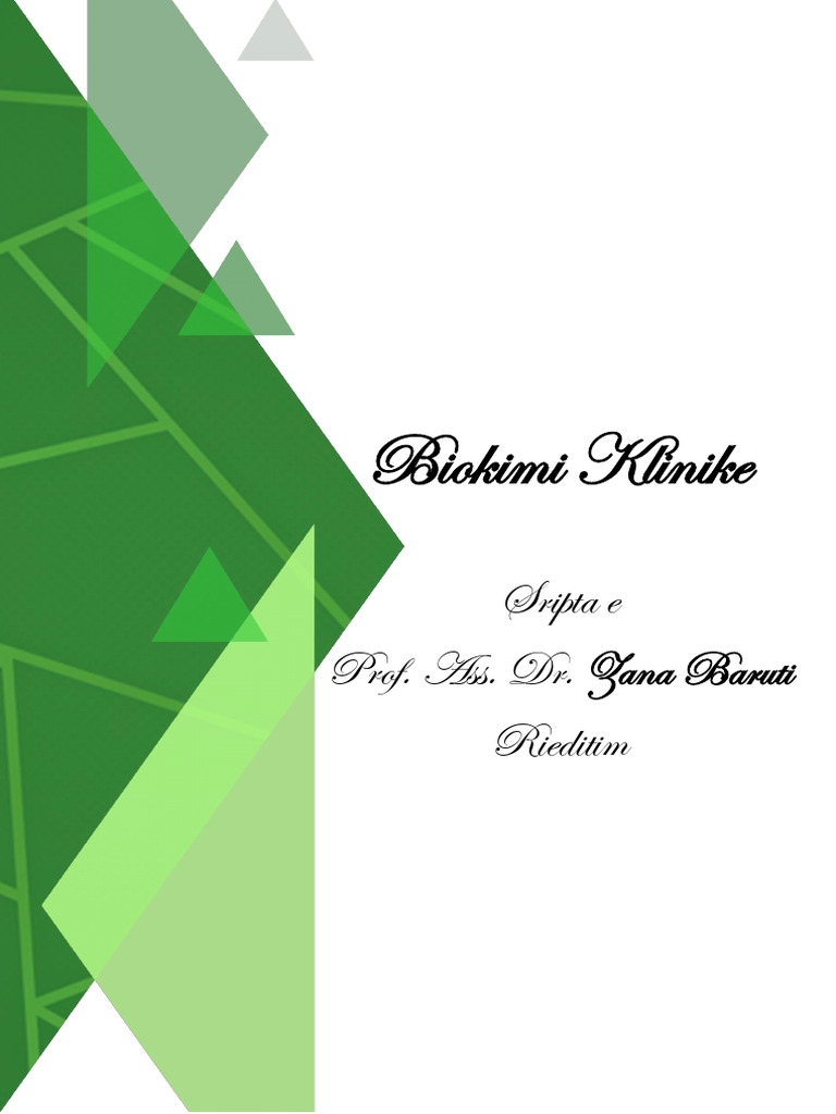 Skripta e Prof Zana - Sadik Basha | PDF
