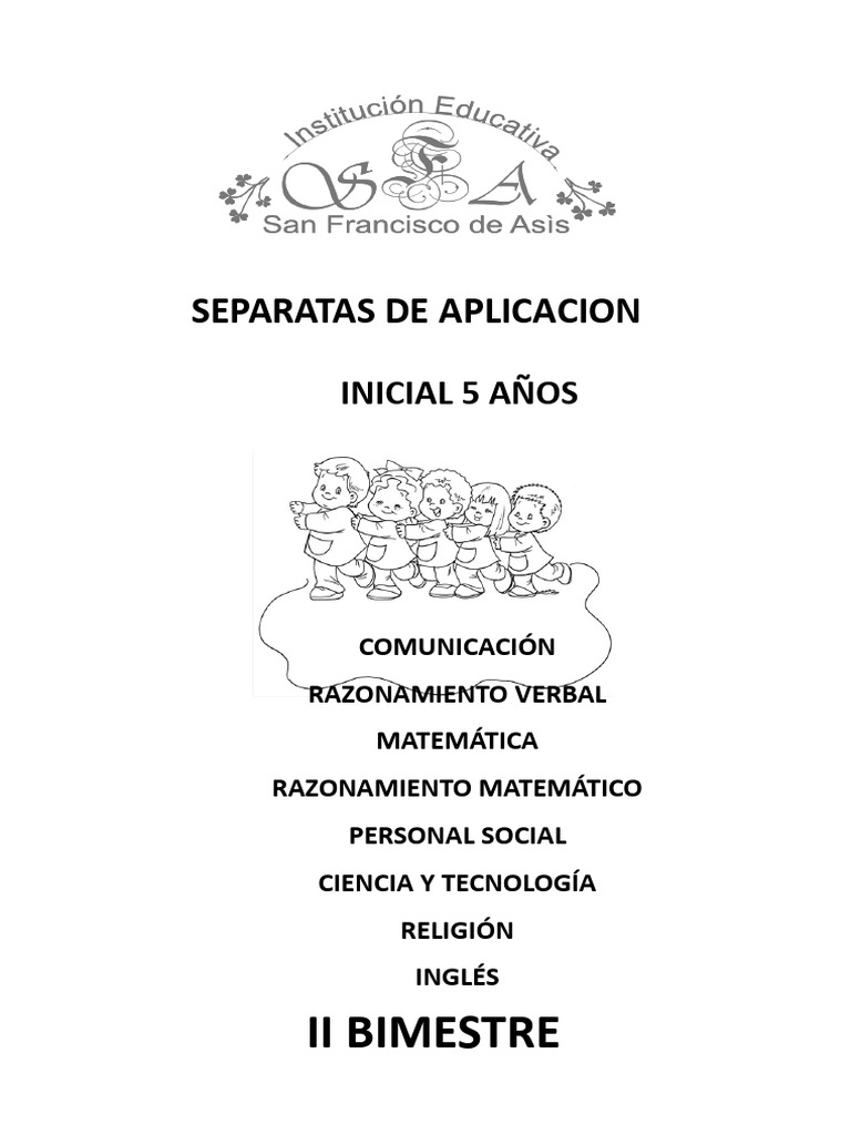 Ii Bimestre: Separatas de Aplicacion | PDF