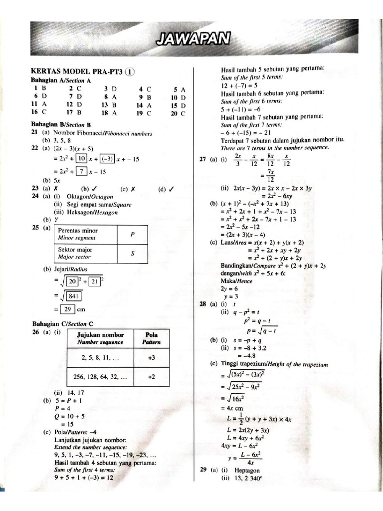 Form 2 Answer | PDF