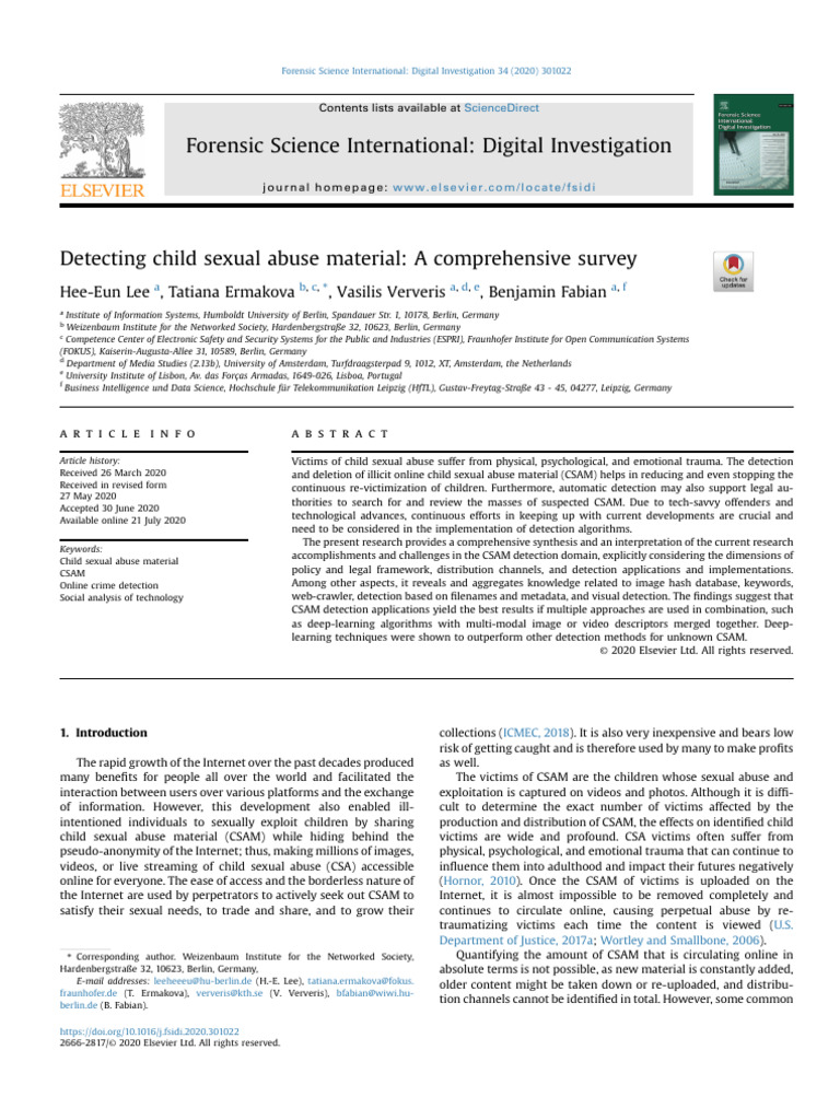 CSAM Detection: Methods and Challenges | PDF | Peer To Peer | Child ...