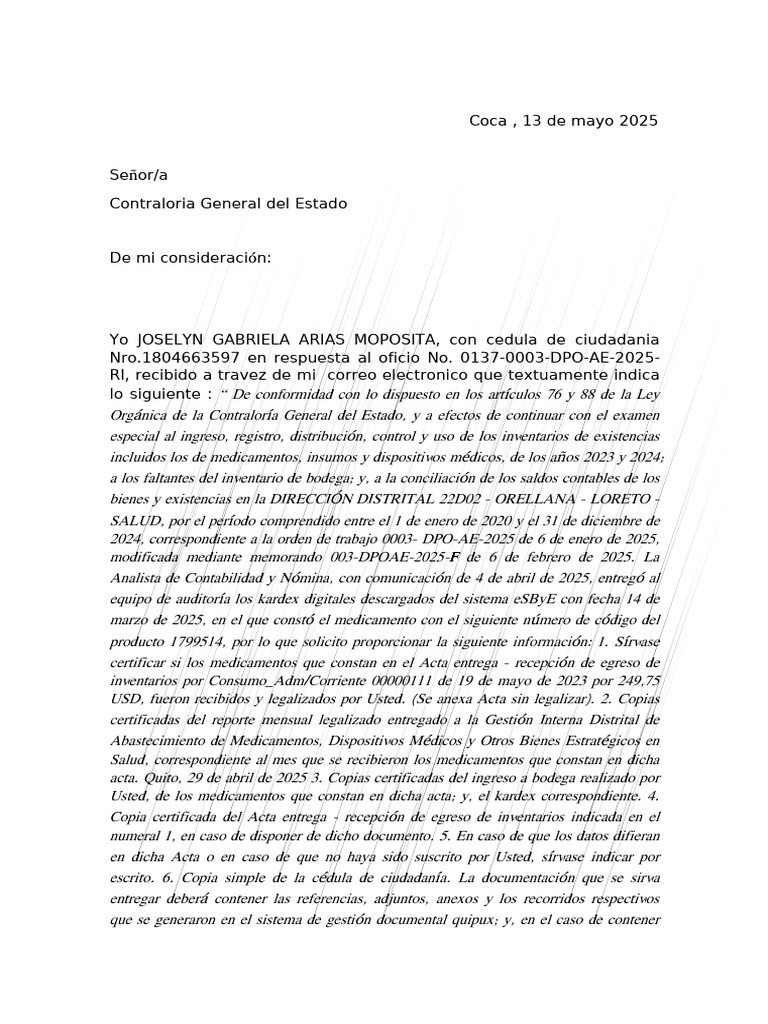 Oficio Contraloria 222 (1) - Signed | PDF