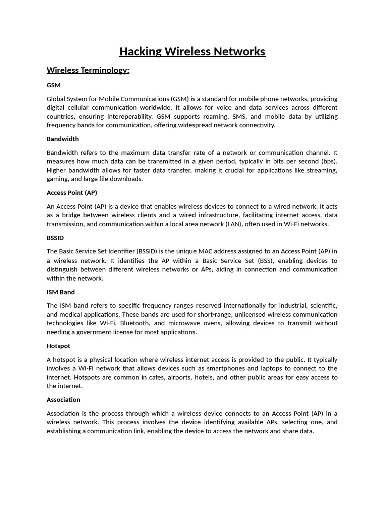 Hacking Wireless Networks | PDF | Wi Fi | Computer Engineering