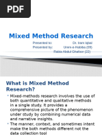 A Conceptual Framework For Mixed | PDF | Qualitative Research | Methodology
