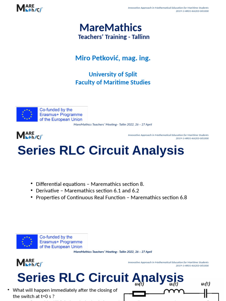 Series RLC Circuit Analysis Petkovic | PDF | Electrical Network ...