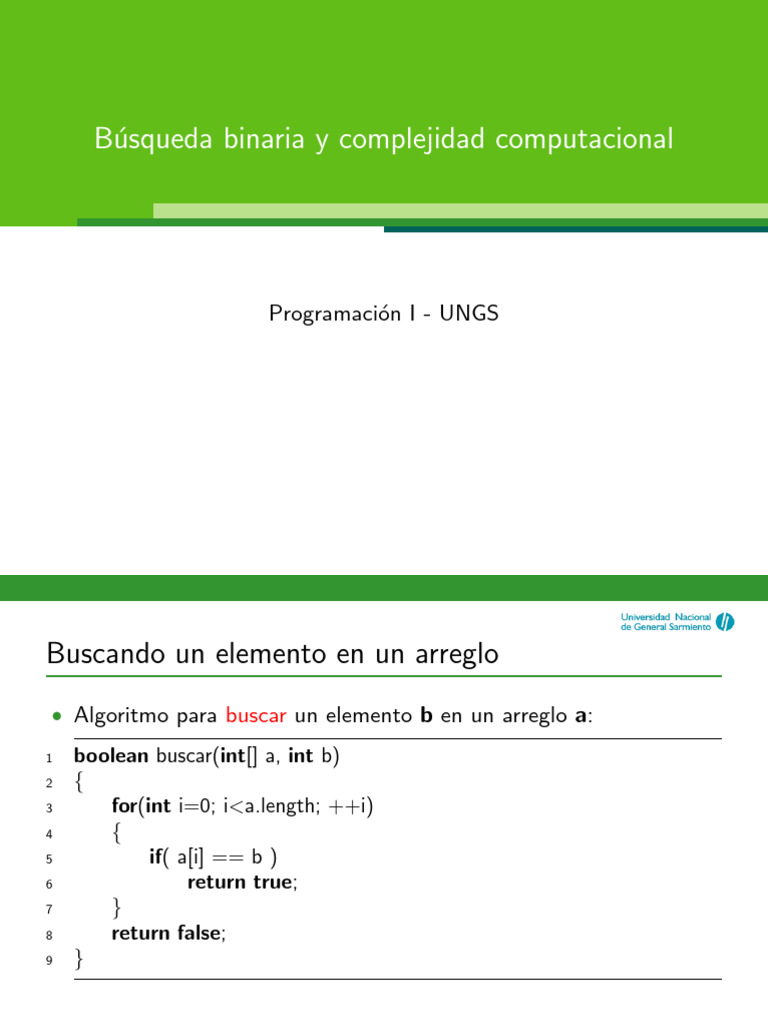 Busqueda Binaria | PDF | Algoritmos | Matemáticas discretas