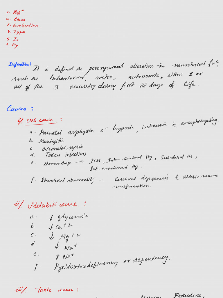 Neonatal Convulsion - 250508 - 095310 | PDF