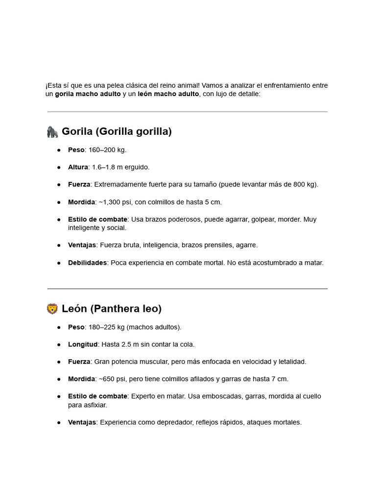 Leon | PDF | León | Gorila