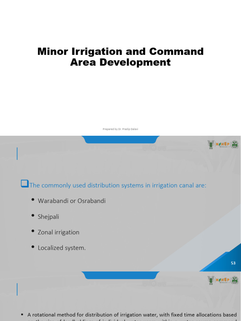 Warabandi and Shejpali System | PDF | Hydraulic Engineering | Water Management