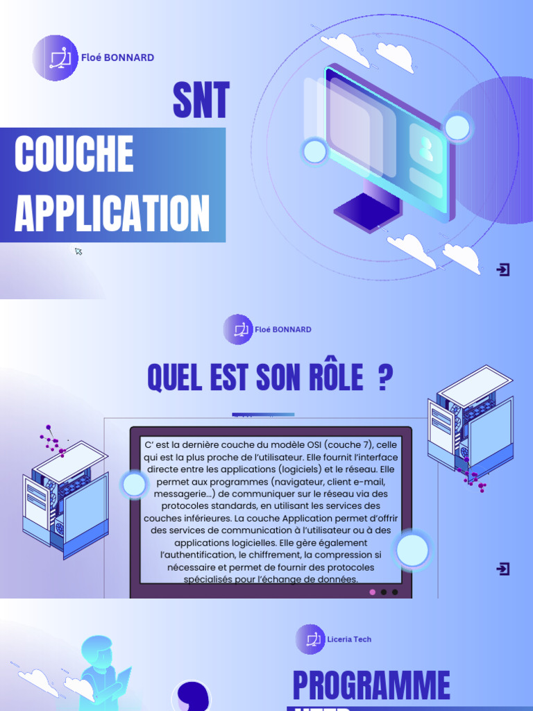 Rôle de la couche application OSI | PDF | Protocole de transfer de ...