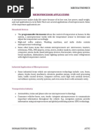 Microprocessor Devices in Home Appliances | PDF | Technology & Engineering