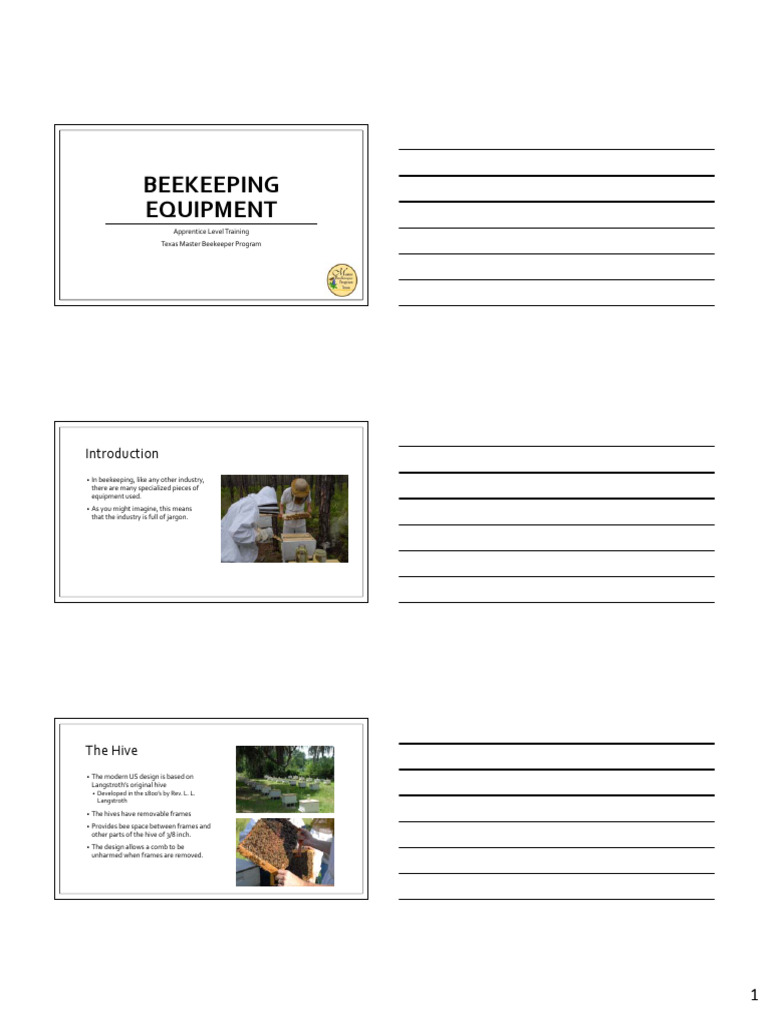 Beekeeping-Equipment_Texas | PDF | Beehive | Beekeeping
