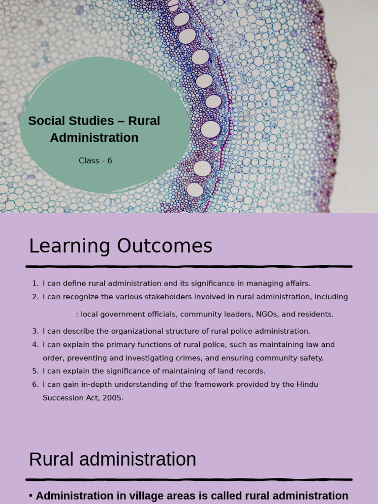 Civics Rural Administration | PDF | Police | Law Enforcement