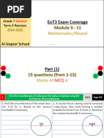 Mathematics GR 8 Project Term 3 | PDF | Area | Rectangle