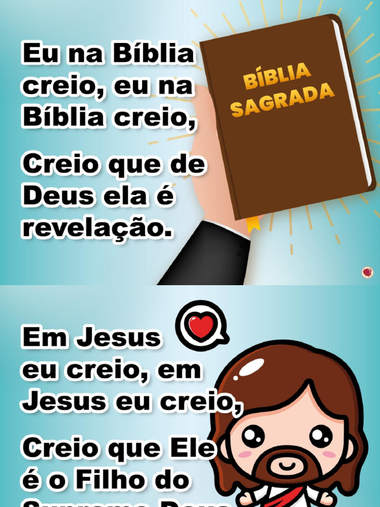 Eu Na Bíblia Creio | PDF