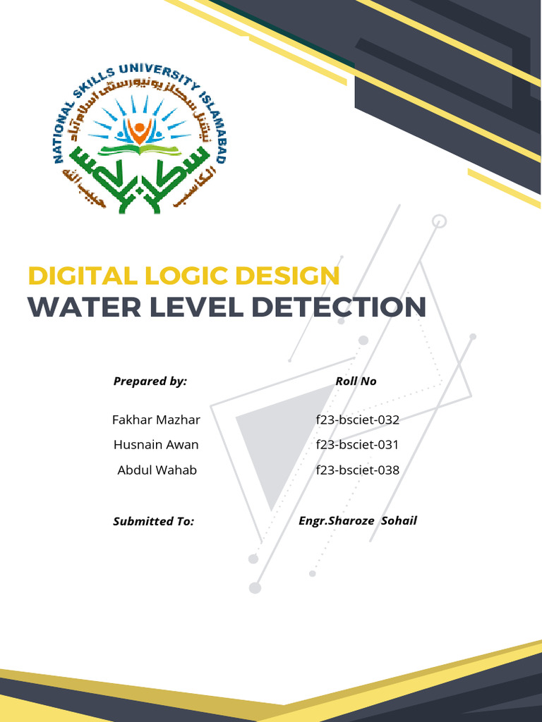 DLD Full Final Report Print | PDF | Electronic Circuits | Electrical Circuits