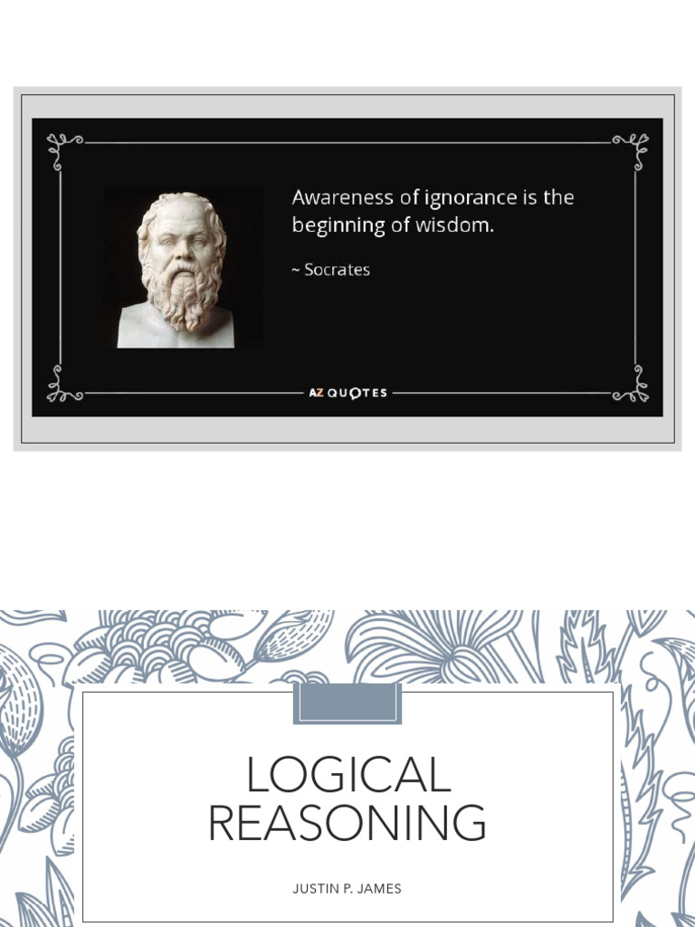 Logical Reasoning Part 1 | PDF