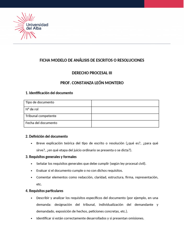 Ficha Modelo | PDF