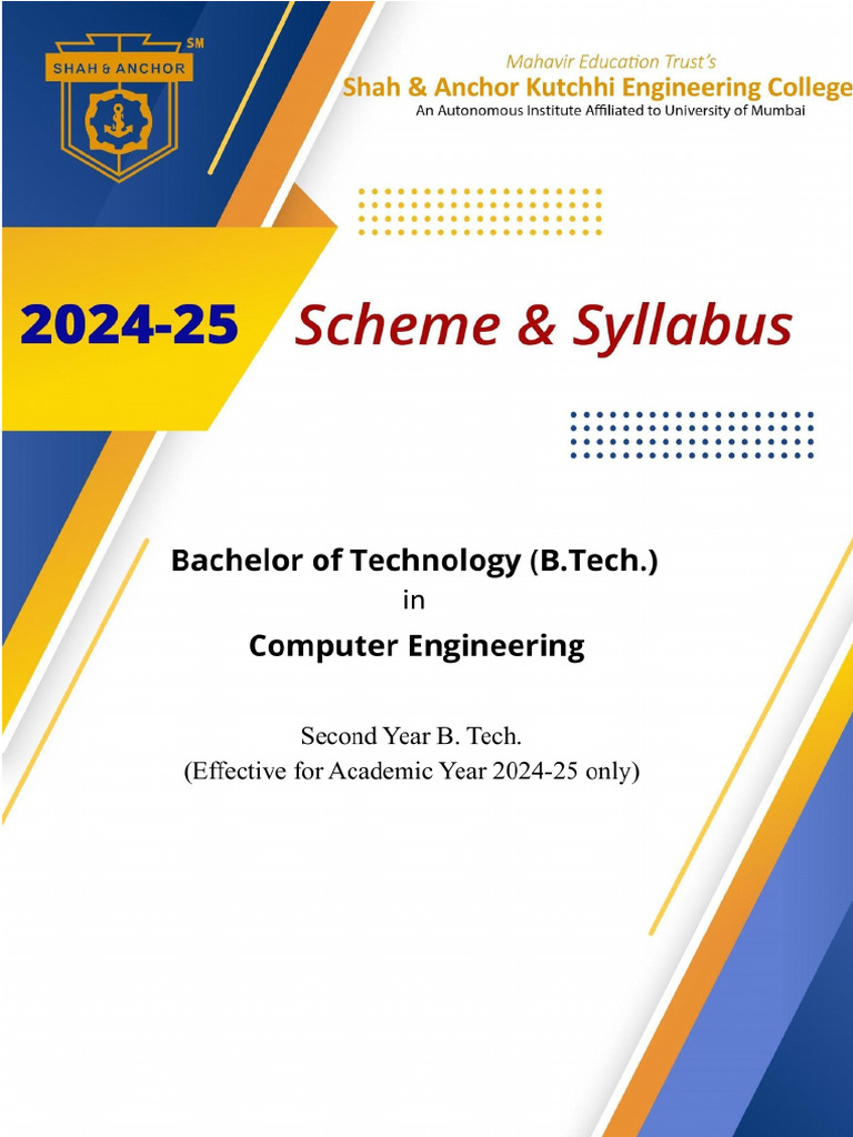 Computer Engineering Syllabus 2024-25 | PDF | Method (Computer ...